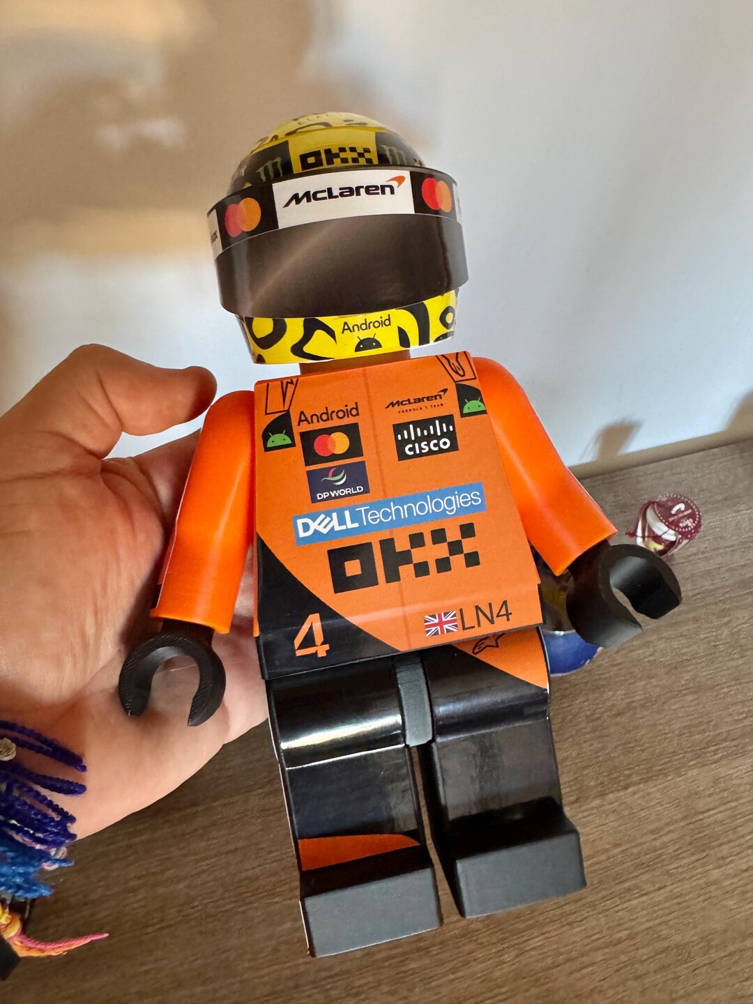 F1 Figure Minifigure XXL Lando Norris 2025 Mclaren Team F1 Gp - Etsy