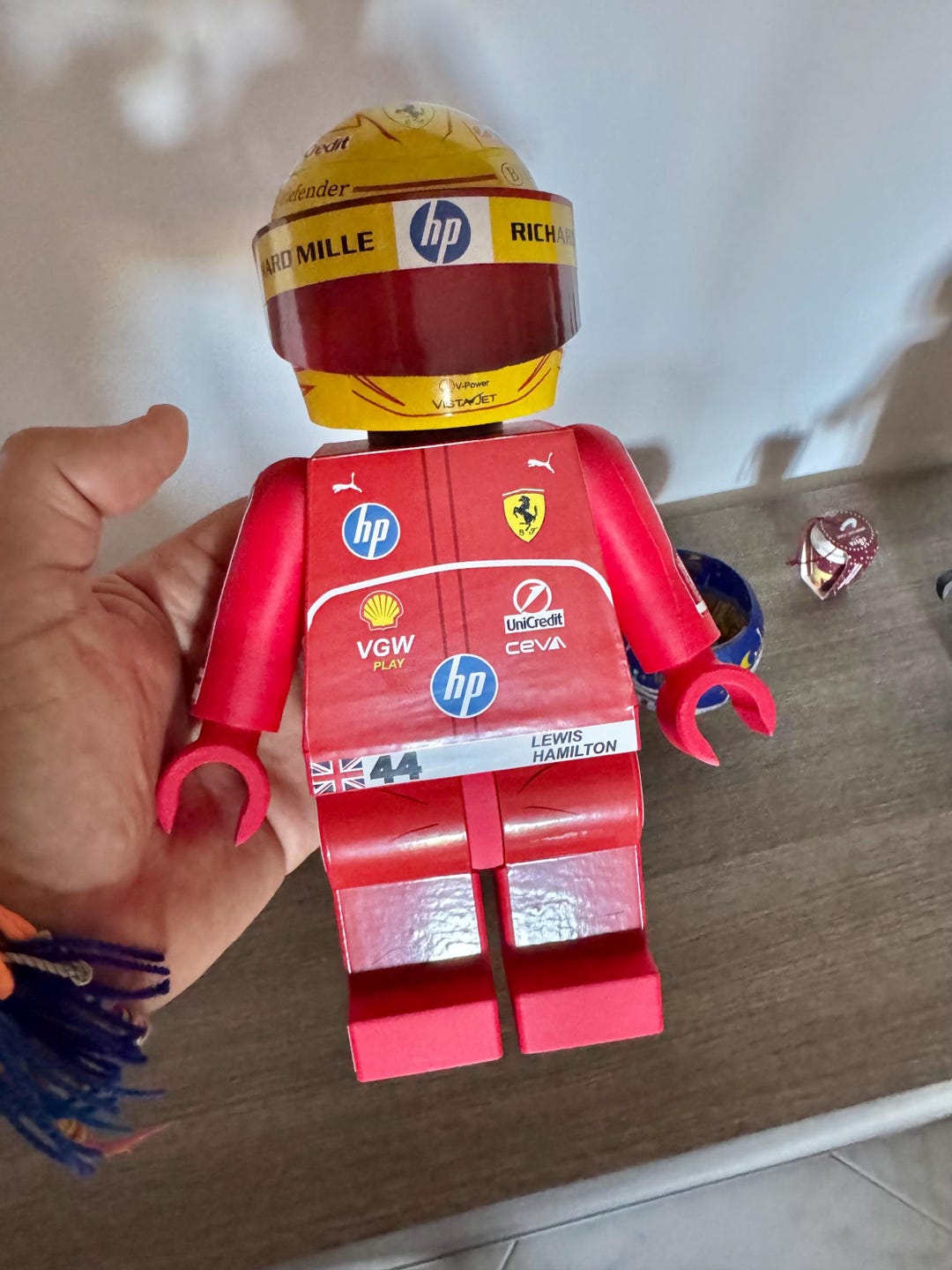 F1 Minifigure Figure XXL Ferrari Lewis Hamilton 2025 23/24 Cm - Etsy