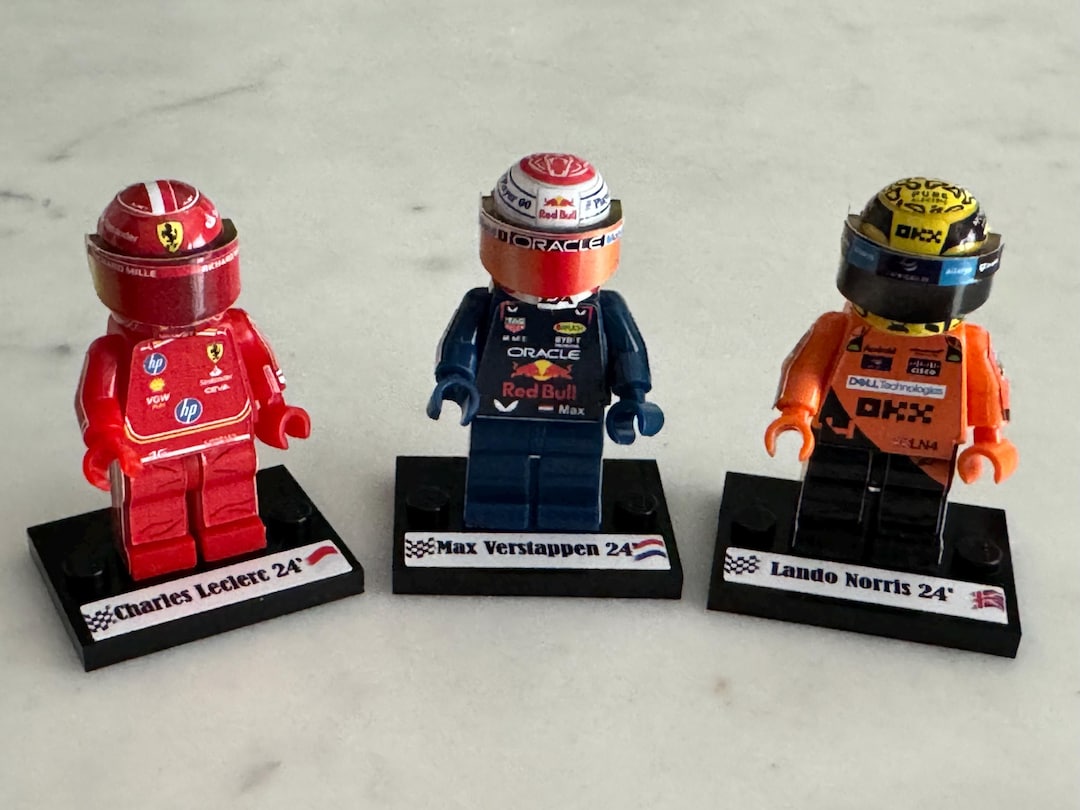 Set 3 X F1 World Champions 2024 Verstappen, Norris, Leclerc Formula 1 ...