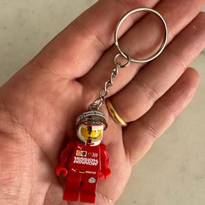Key Ring Minifigure Sebastian Vettel Ferrari F1 - Etsy