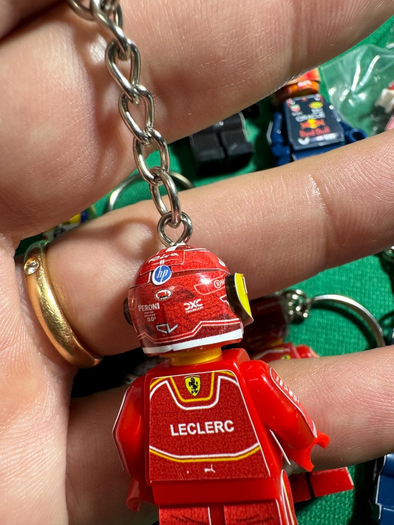 Charles Leclec Key Ring 2024 Ferrari F1 Formula 1 Grand Prix Pilot ...