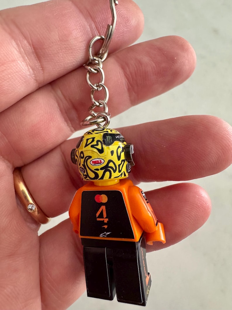 F1 Minifigure Keychain Lando Norris 2025 Mclaren - Etsy