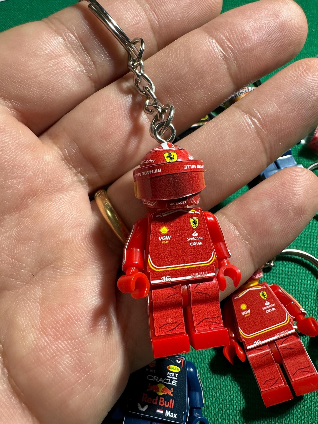 Charles Leclec Key Ring 2024 Ferrari F1 Formula 1 Grand Prix Pilot ...