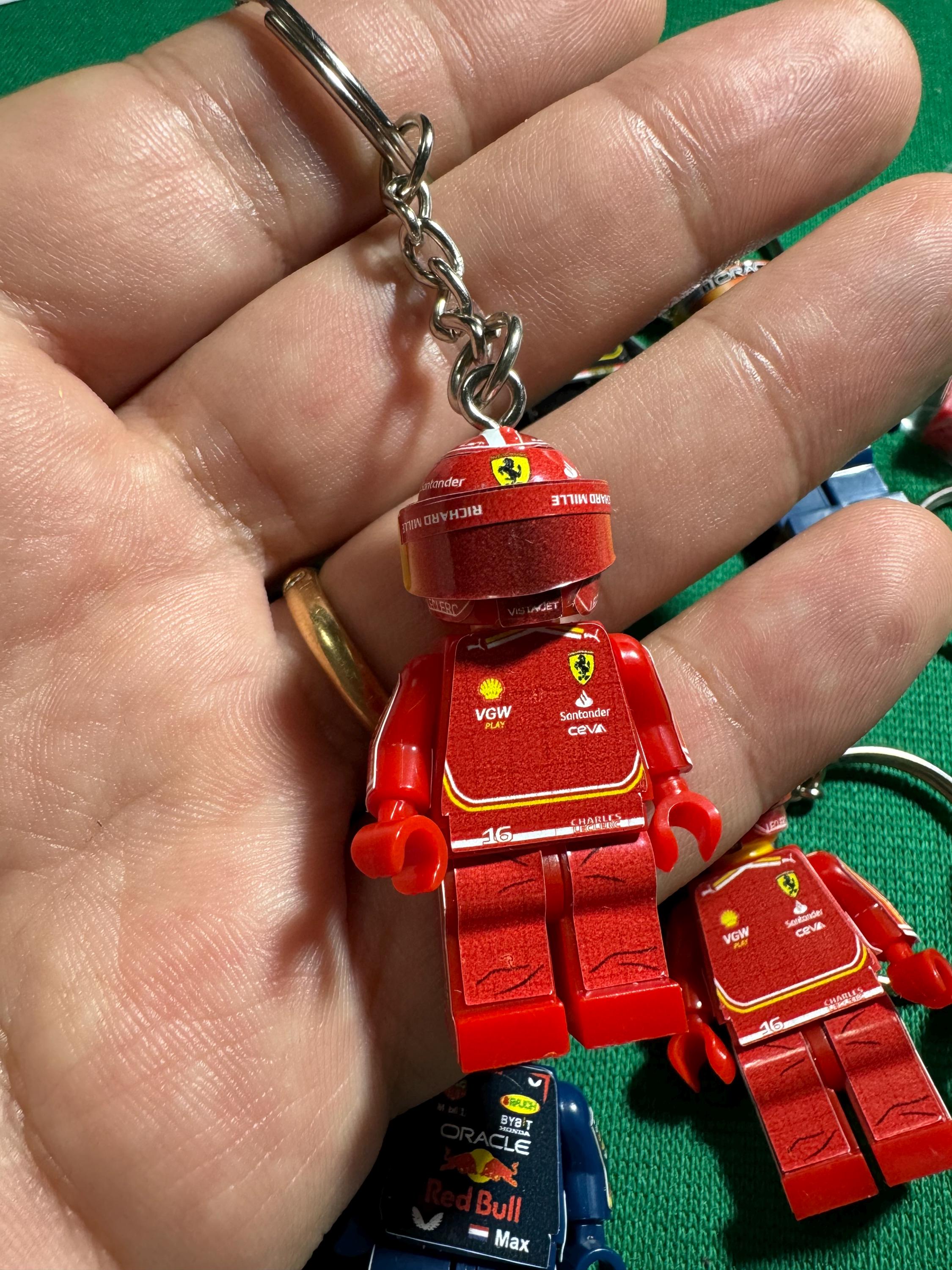 Charles Leclec Key Ring 2024 Ferrari F1 Formula 1 Grand Prix Pilot ...