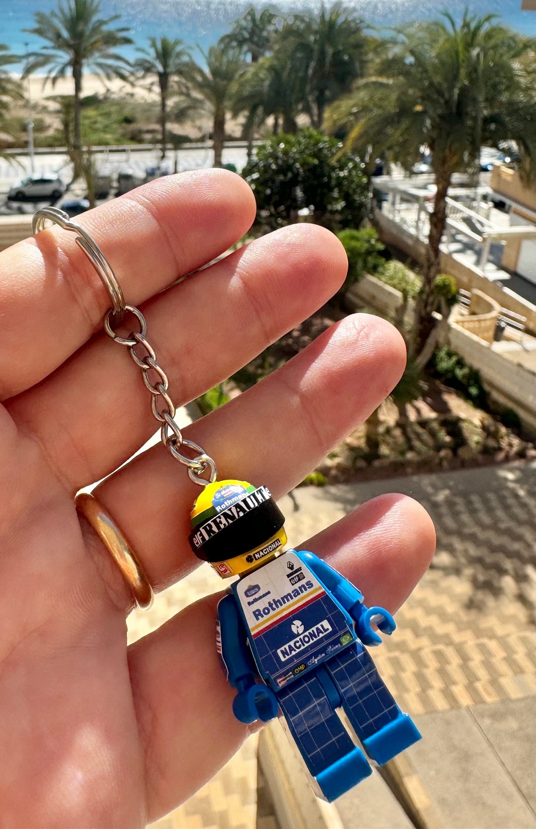Ayrton Senna Williams Yellow F1 Key Ring - Etsy