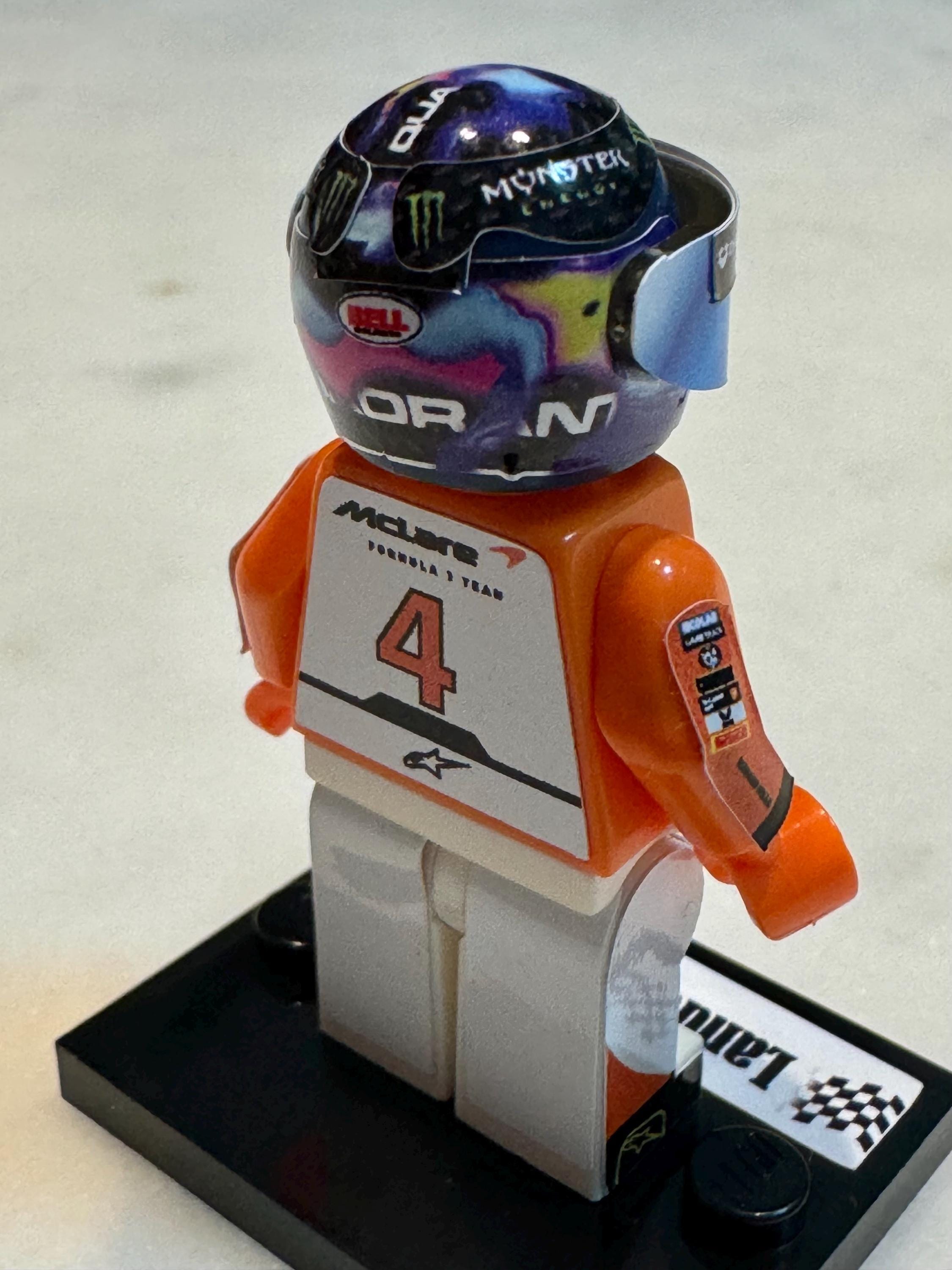 Lando Norris 2024 GP Singapore Mclaren F1 Suit Grand Prix Driver Figure ...