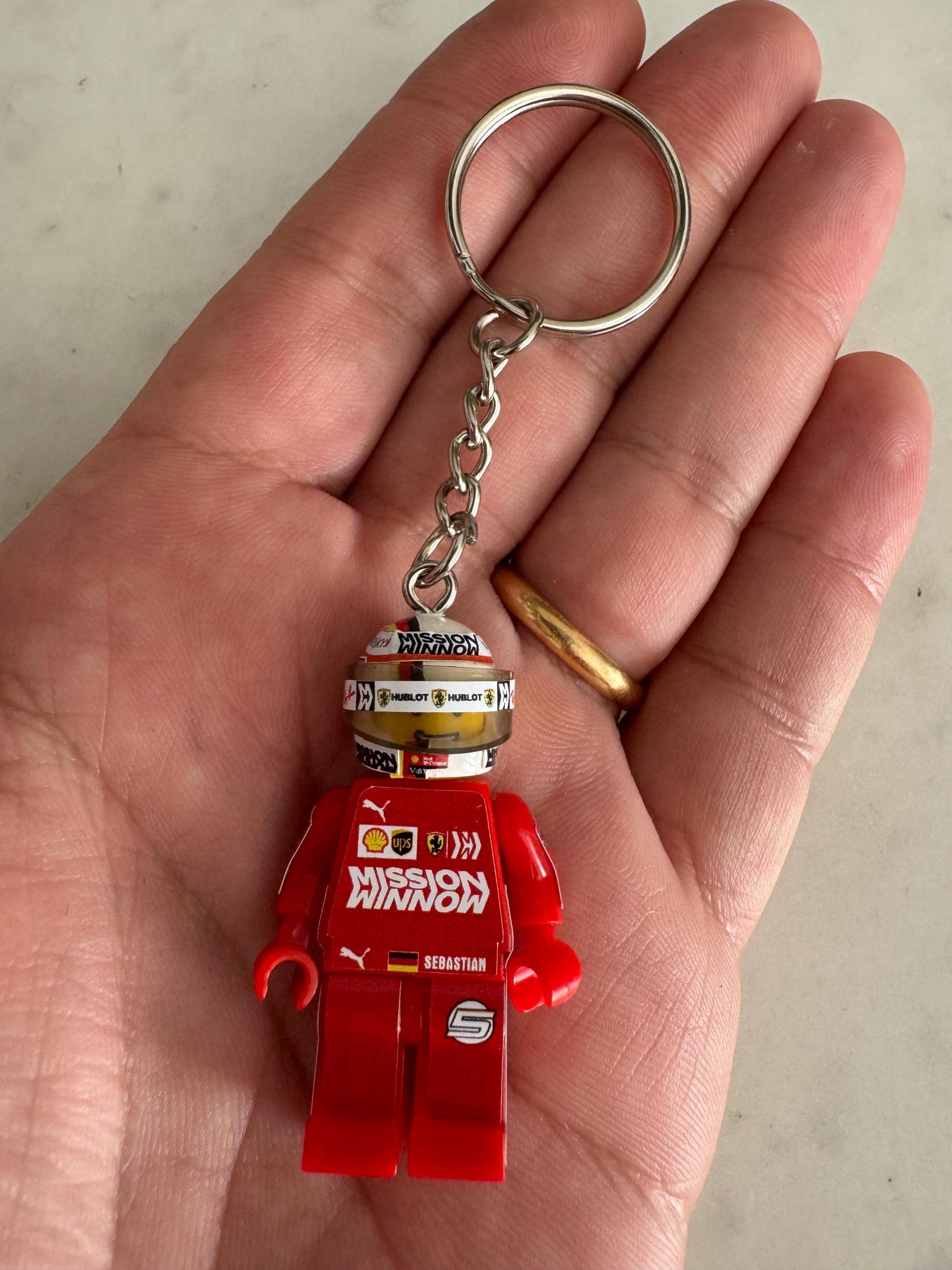 Key Rings Minifigure Set 2 Drivers X Michael Schumacher 2008 Sebastian ...