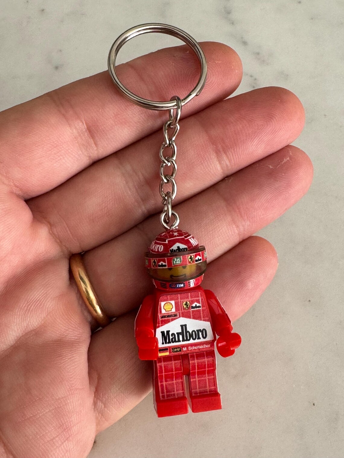 Key Rings Minifigure Set 2 Drivers X Michael Schumacher Sebastian ...