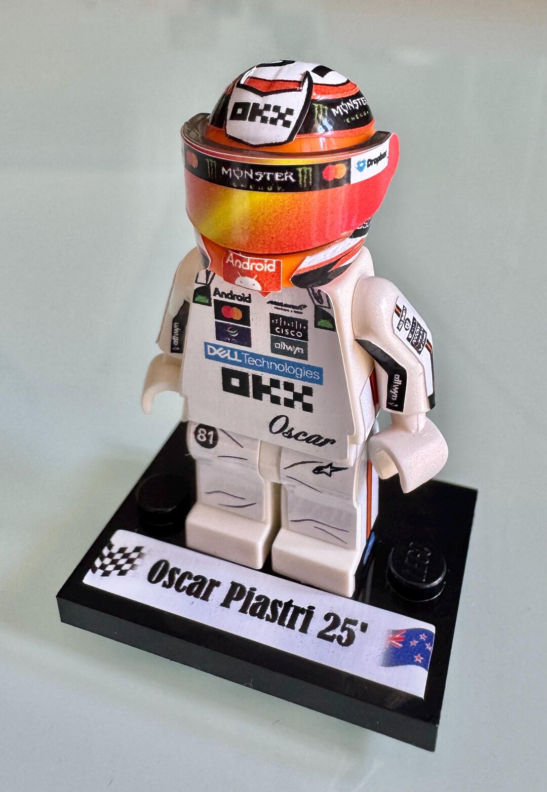 F1 Minifigure Oscar Piastri 2025 Mclaren Gp Monte Carlo 2025 - Etsy