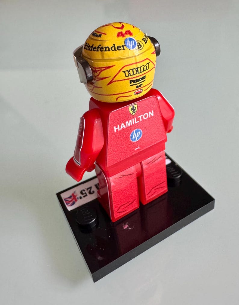 F1 Car Ferrari Lewis Hamilton 2025 Red F1 Formula 1 Grand Prix Pilot ...