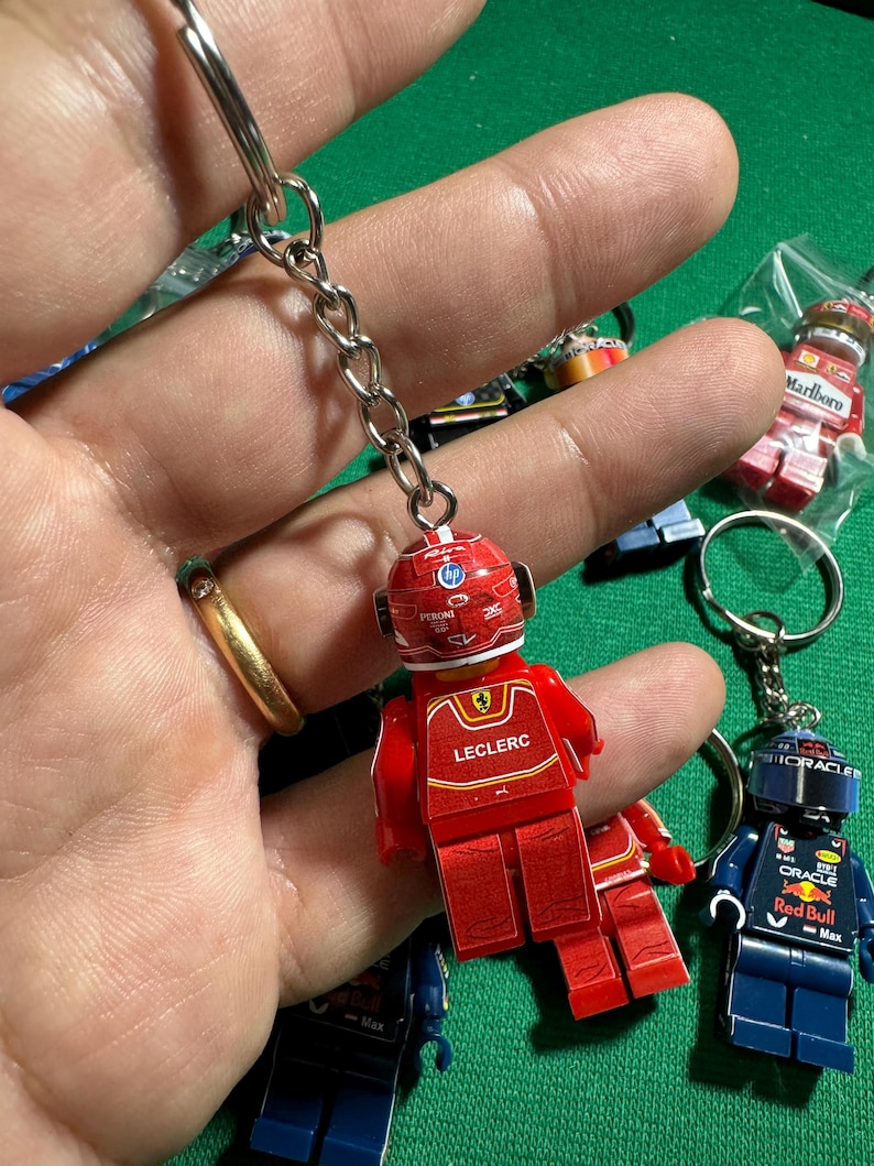 Charles Leclec Key Ring 2024 Ferrari F1 Formula 1 Grand Prix Pilot ...