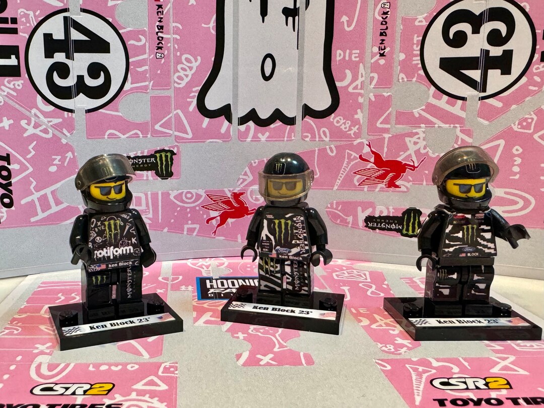 Set 3 X Ken Block Usa Porsche Hoonigan Pikes Peak Mustang Grand Prix ...