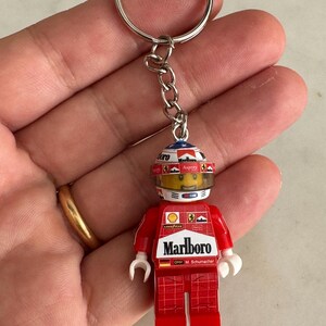 Key Rings Minifigure Set 2 Drivers X Michael Schumacher 2008 Sebastian ...