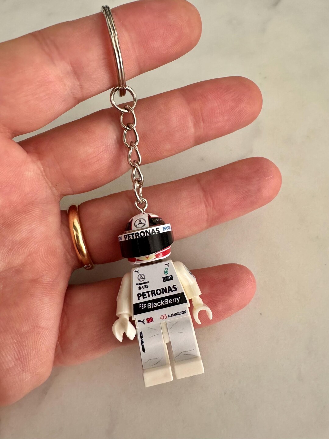 F1 Keyring Lewis Hamilton 2014 F1 World Champions Grand Prix Pilot ...