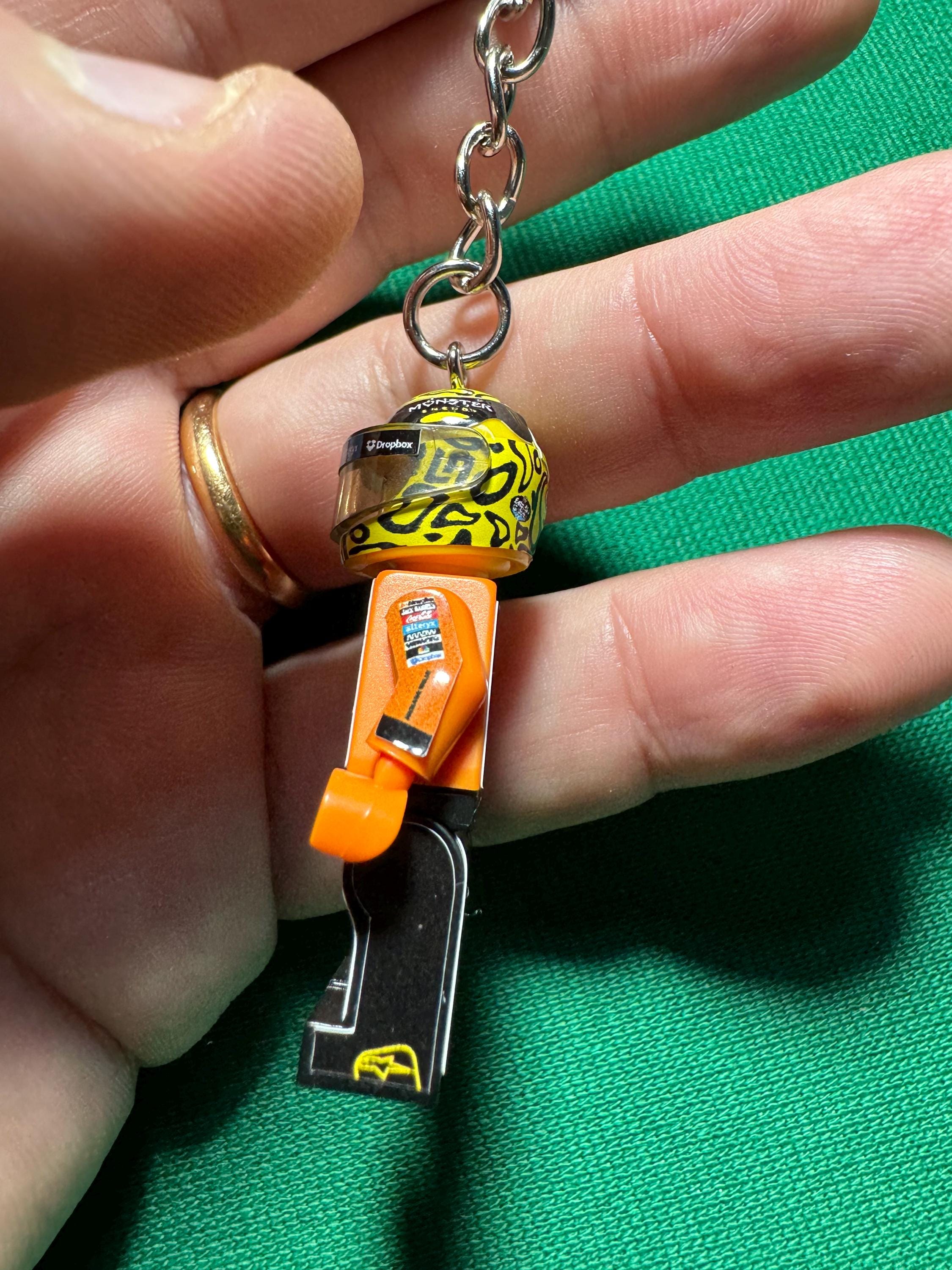 Keyring F1 Minifigure Lando Norris Winner GP Miami Barcelona 2024 ...