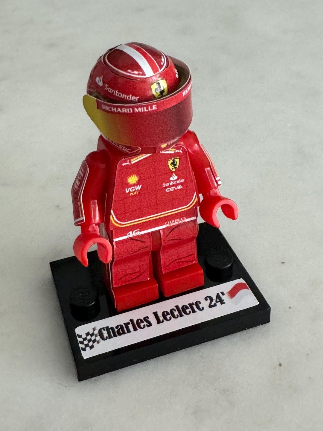 Charles Leclerc 2024 Ferrari F1 Championship Formula 1 Pilot Figure ...
