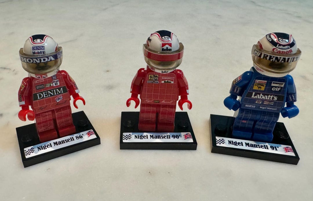 Set 3 X Nigel Mansell History Williams and Ferrari F1 Formula 1 Grand ...