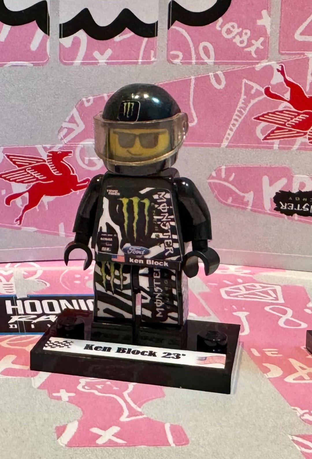 Ken Block USA Drivers Porsche Hoonigan Pikes Peak Suit Monster 43 Black ...