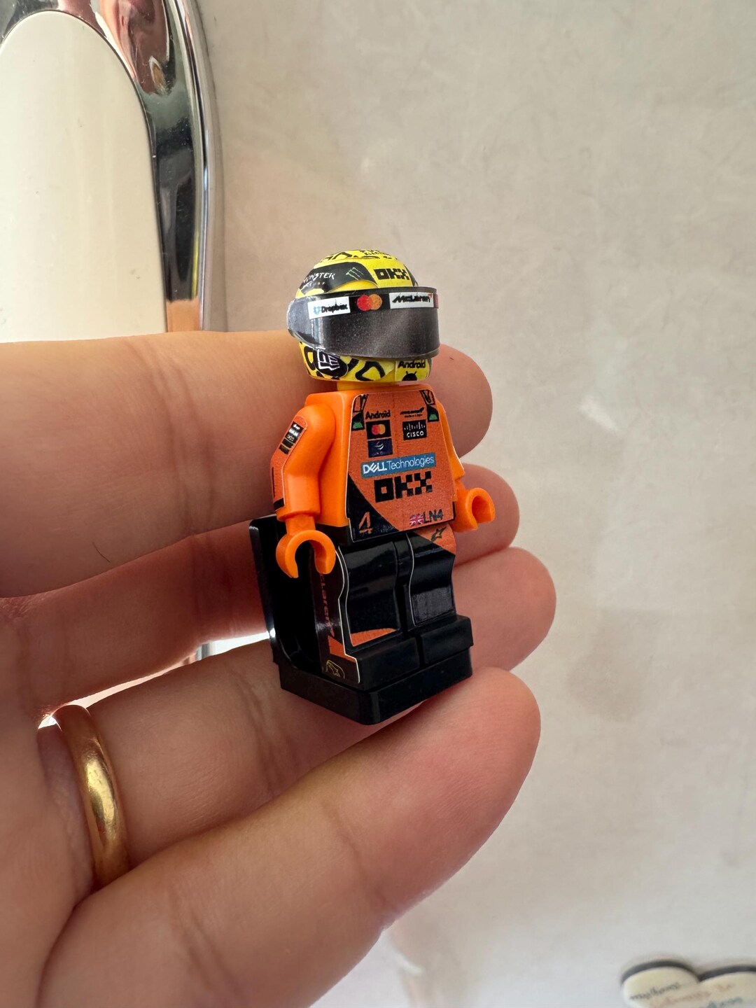 F1 Minifigure Magnet Lando Norris Winner 2014 Formula 1 Grand Prix ...