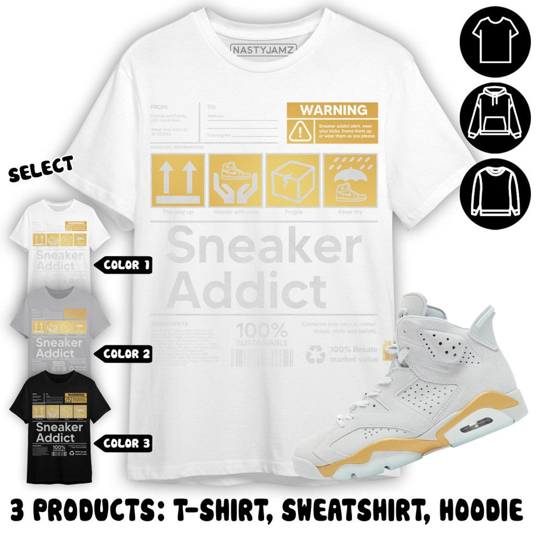 AJ 6 Pari Unisex Sweatshirt, Hoodie, T-shirt, Sneaker Addict, Shirt in ...