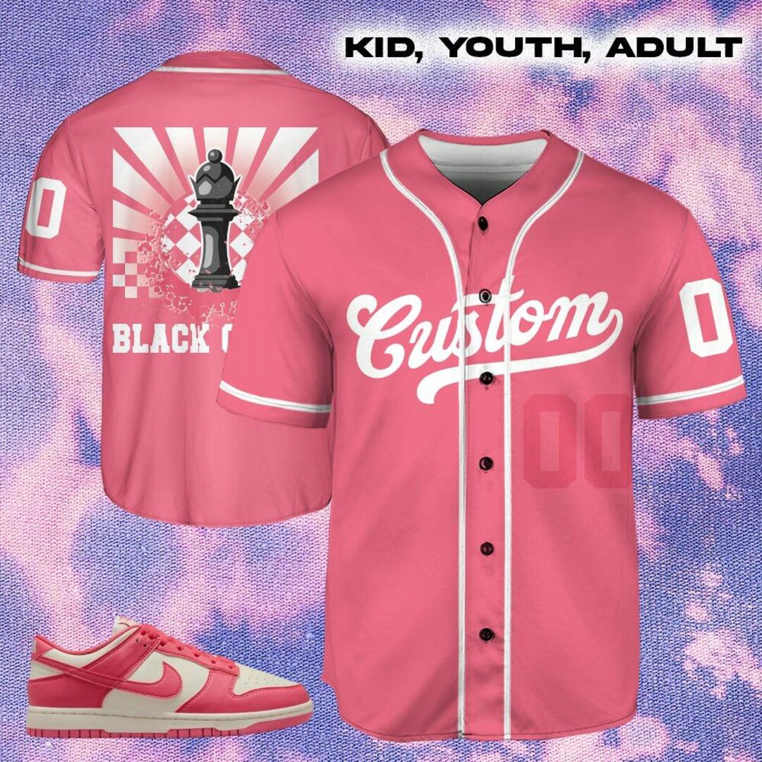 Black Queen Collection Jersey Custom Dunk Next Natureaster Pink ...