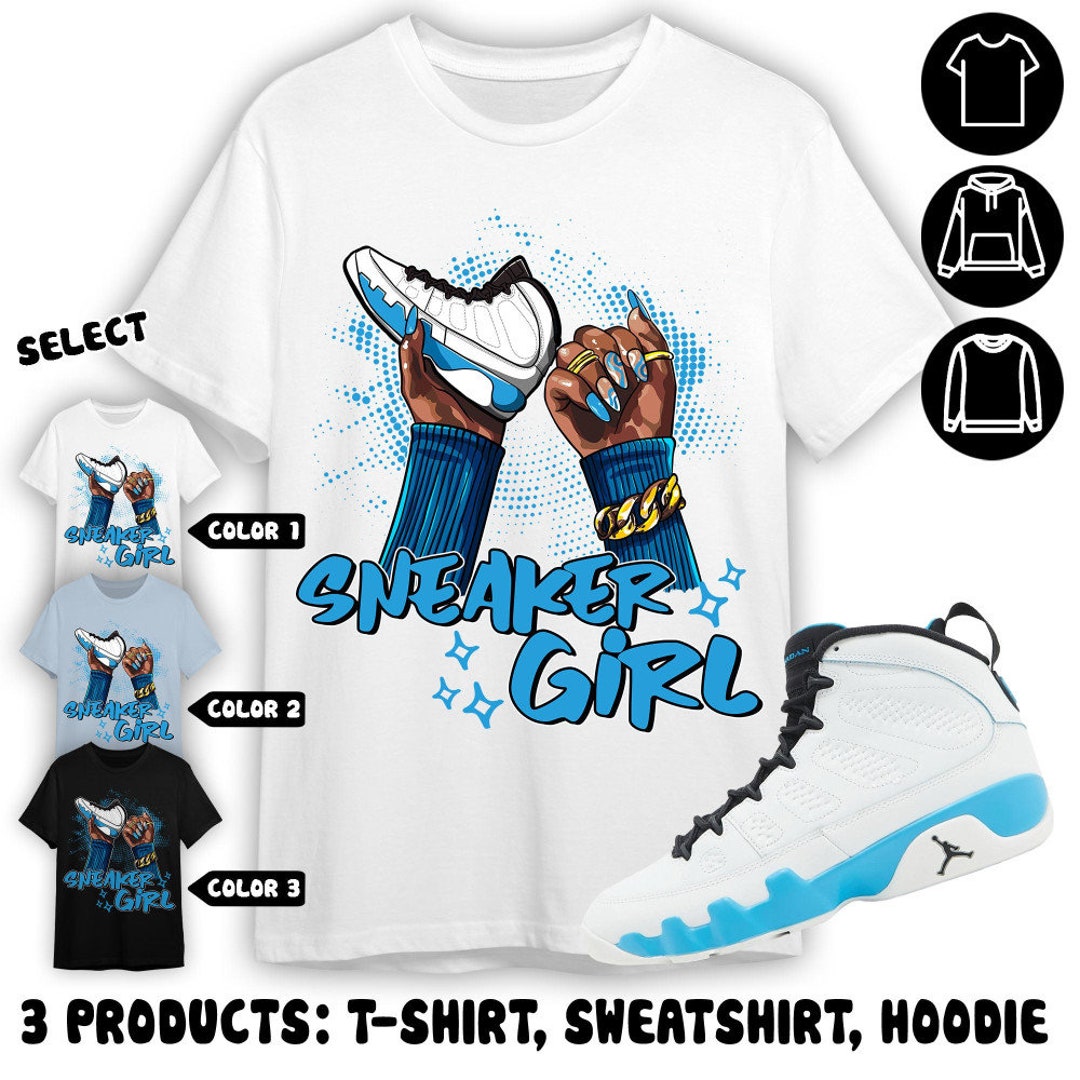 Jordan 9 Powder Blue Unisex Color T-shirt, Sweatshirt, Hoodie, Sneaker ...