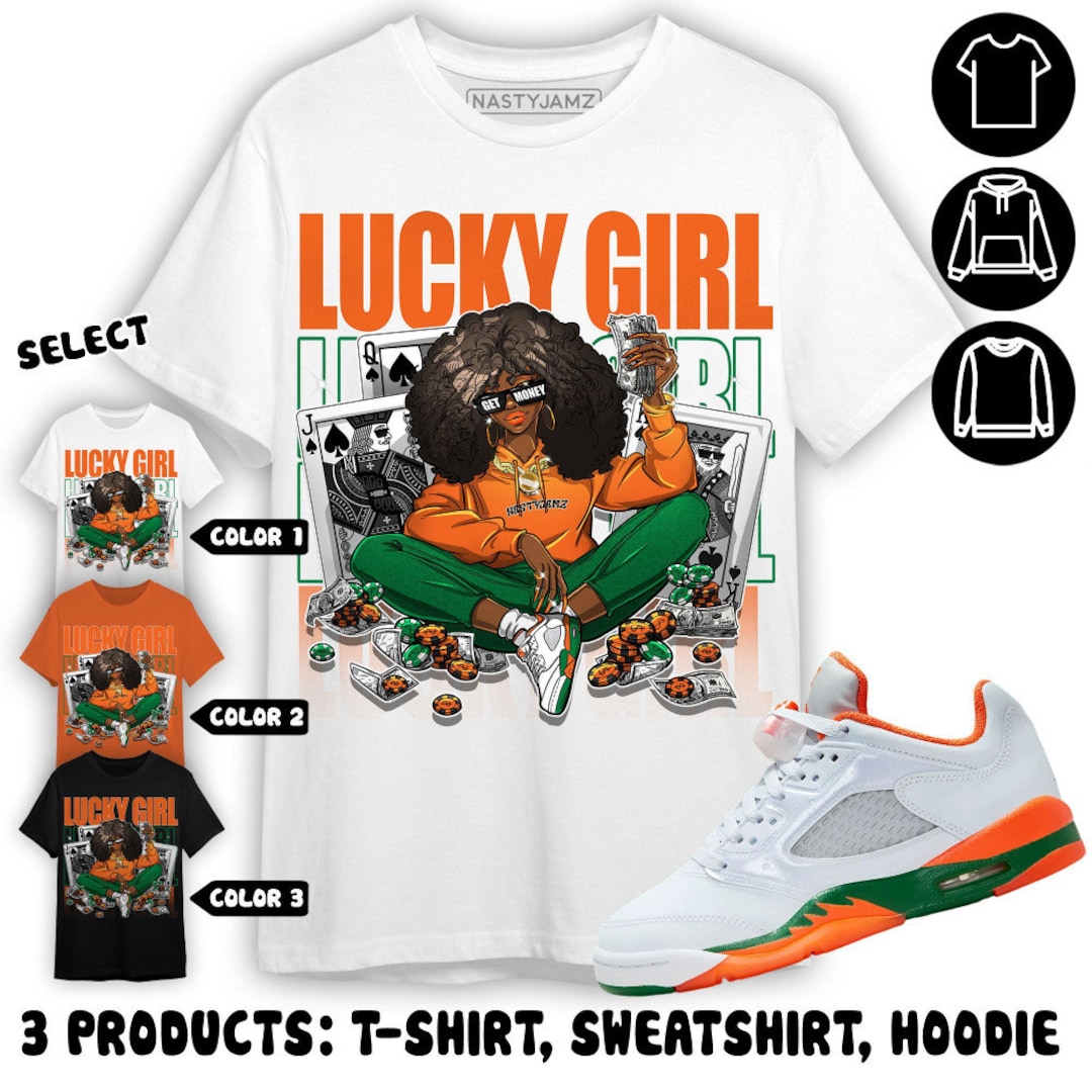 AJ 5 MAM Hurricanes Unisex Sweatshirt, Hoodie, T-shirt, Lucky Girl ...