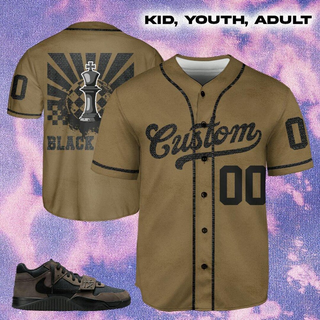 Black King Collection Jersey Custom TVSC Jumman Jack Mocha Personalized ...