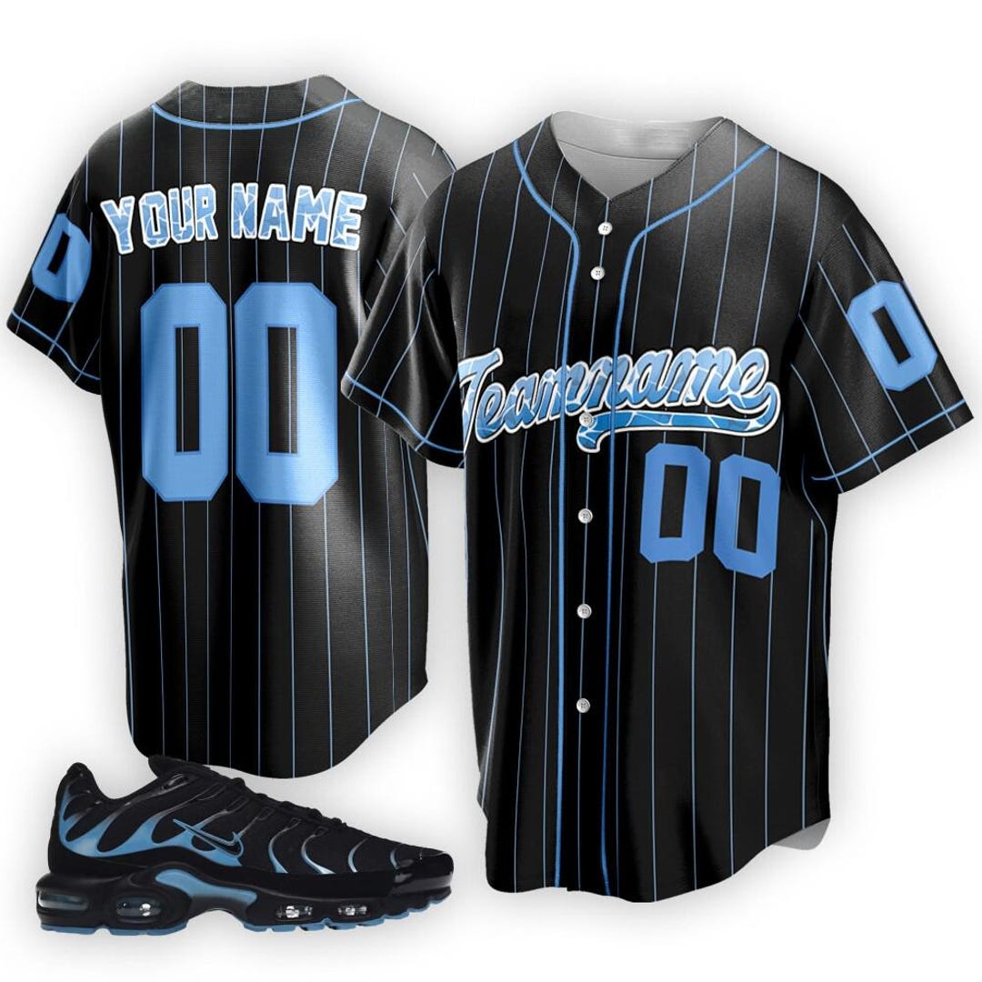 AM Plus Black Univercitii Blue Unisex Baseball Jersey, 23 Spatter ...