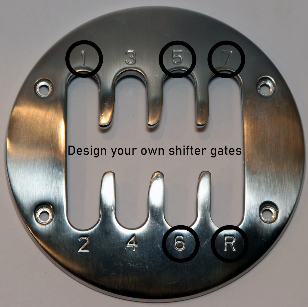 Simracing: CUSTOM Thrustmaster TH8A Manual Gear Stick / Shifter Gates ...