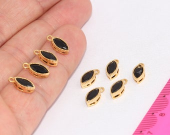 Natural Gemstone Water Drop Charm Assorted Natural Stones - Etsy