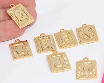 6x7mm 24k Matt Gold Numbers, Number Charms, Number Beads, Birthday ...