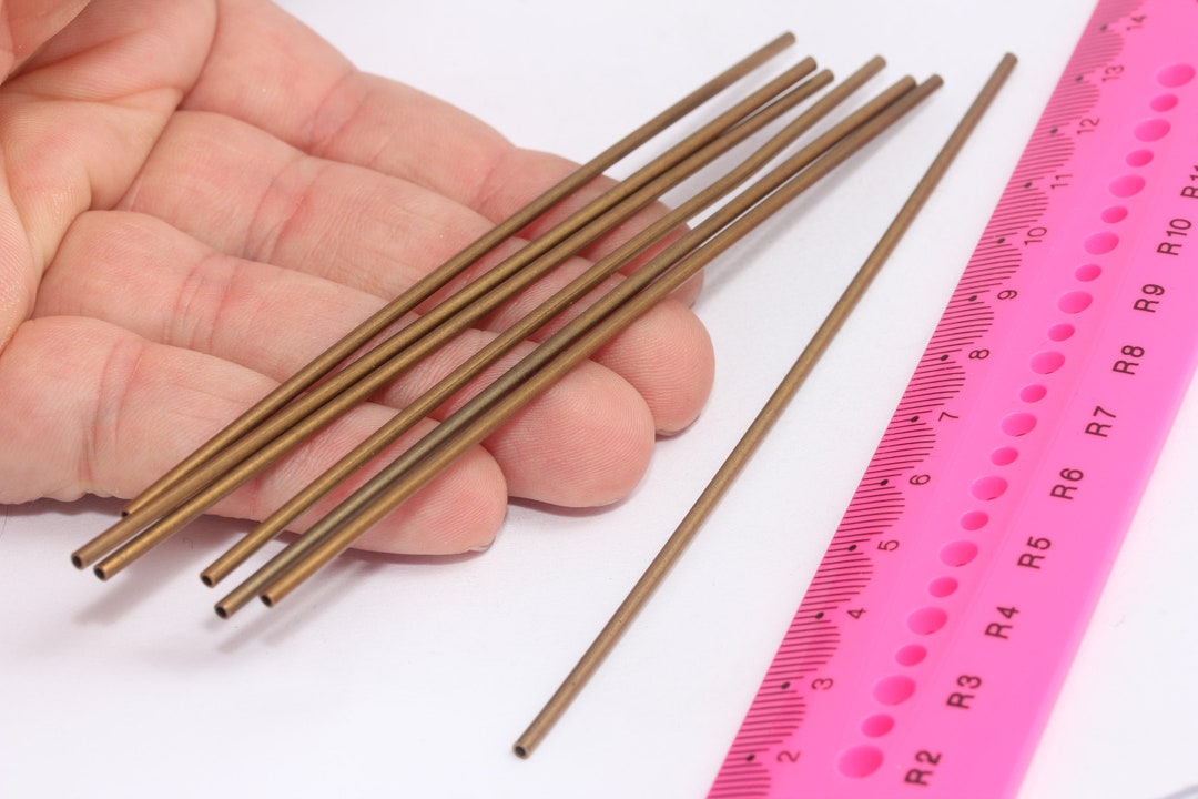2x120mm Bronze Tubes , Long Tube Bar , Tube Beads, Extra Long Tubes ...