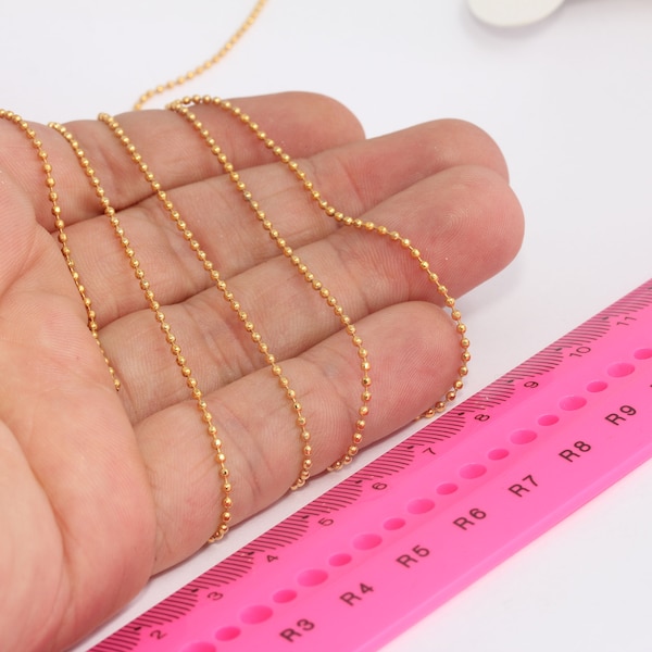 Ball Chain Gold Plated - Etsy