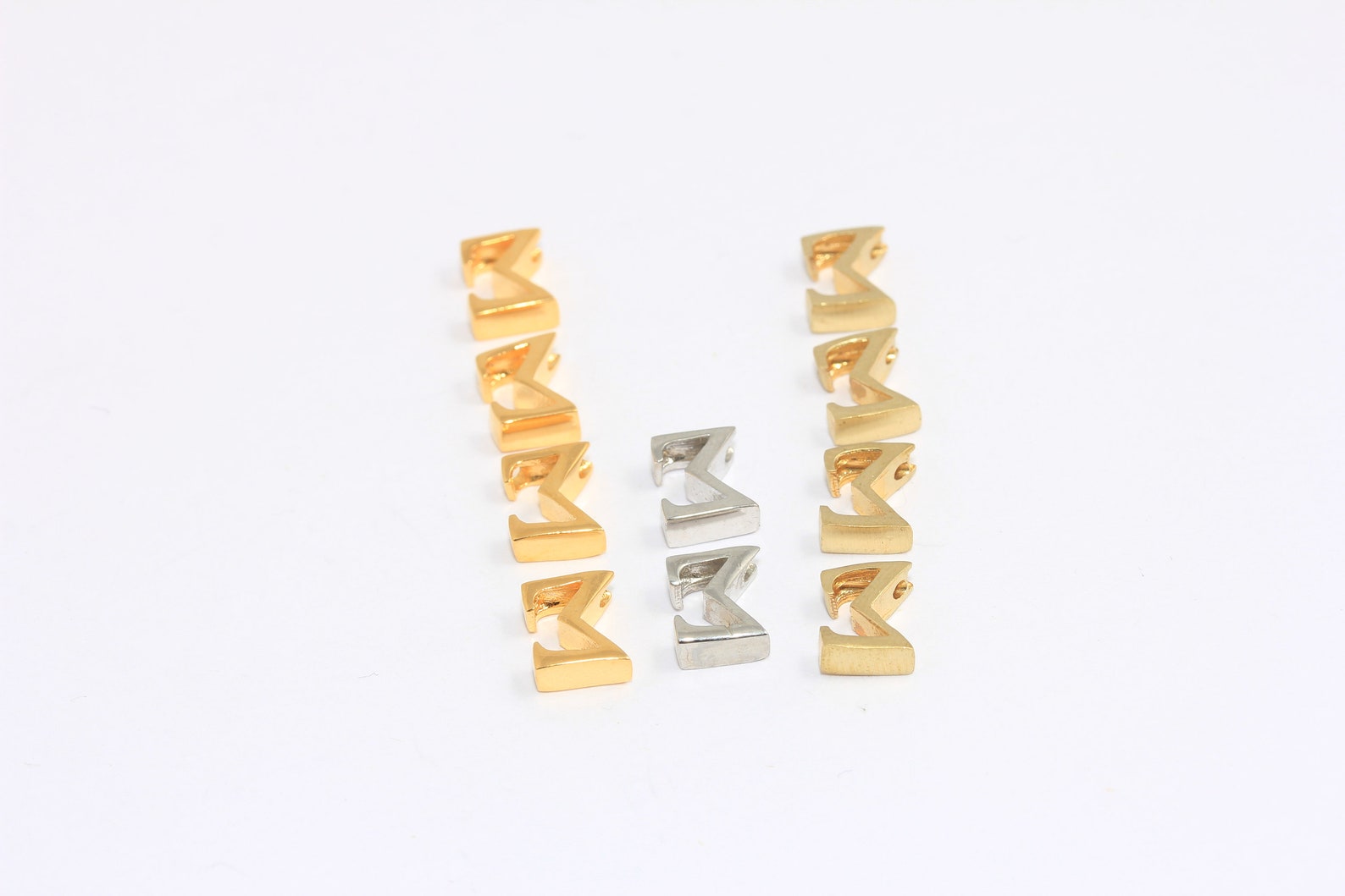 7x9mm Sigma Letter, Optional Color Letters, Greek Letters, Sigma Charm ...