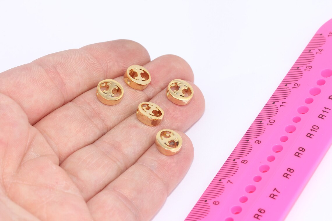 24k Shiny Gold Plated Eta Letter Eta Letter Greek Letters - Etsy