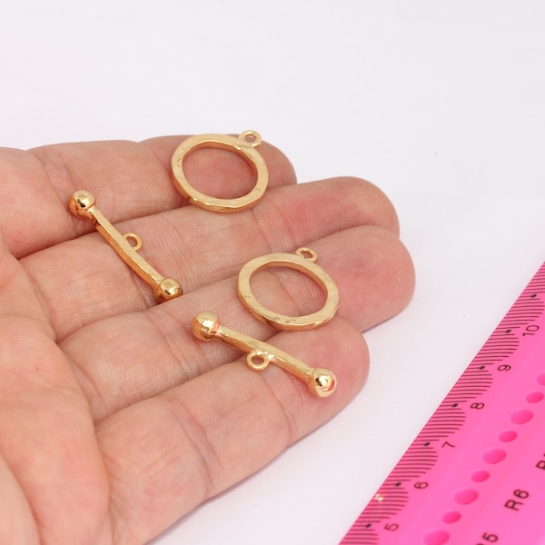 Hammered Toggle Clasp - Etsy