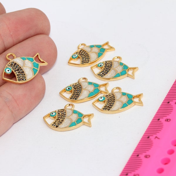 Fish Charms - Etsy