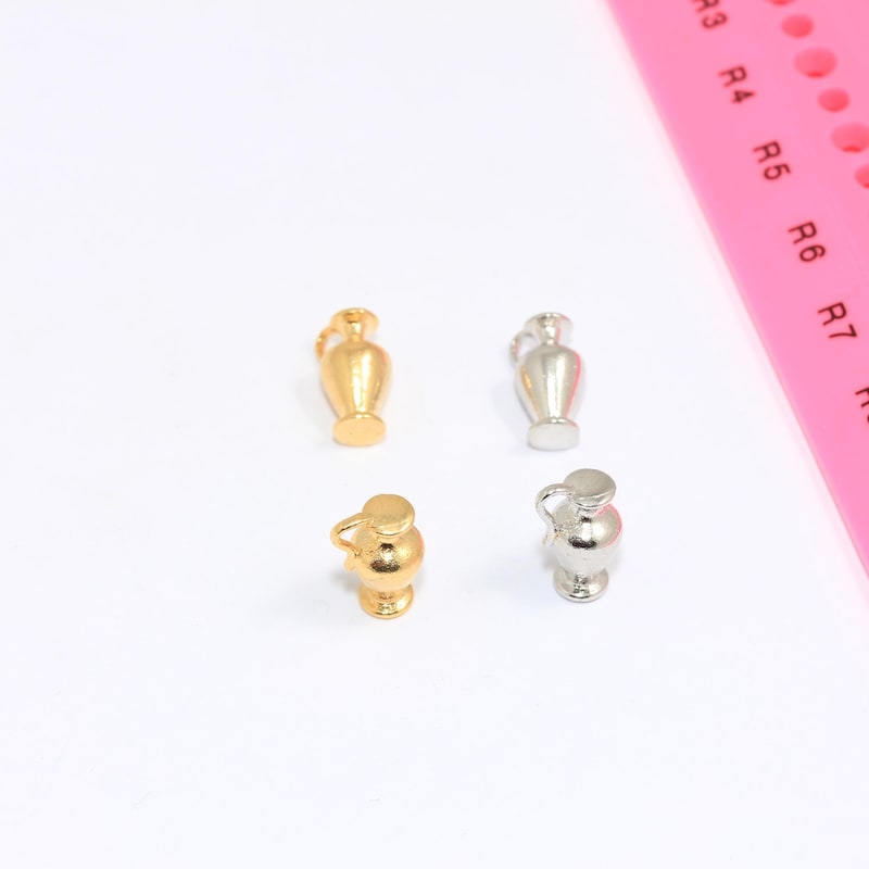 Gold Jug Pendant Bead - Etsy