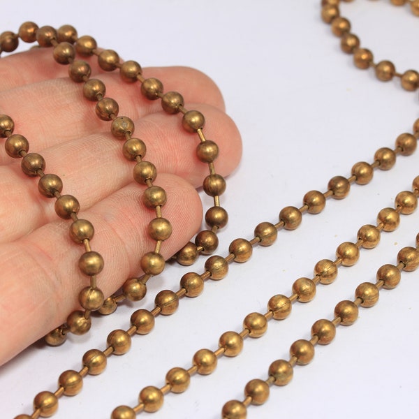 Faceted Ball Chain - Etsy