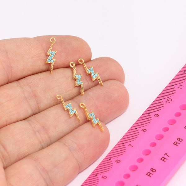 Lightning Charm - Etsy