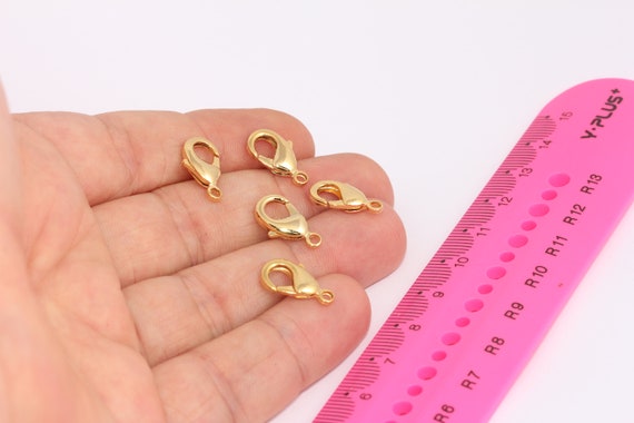 15mm 24k Shiny Gold Lobster Clasp Claw Clasp Gold Lobster - Etsy