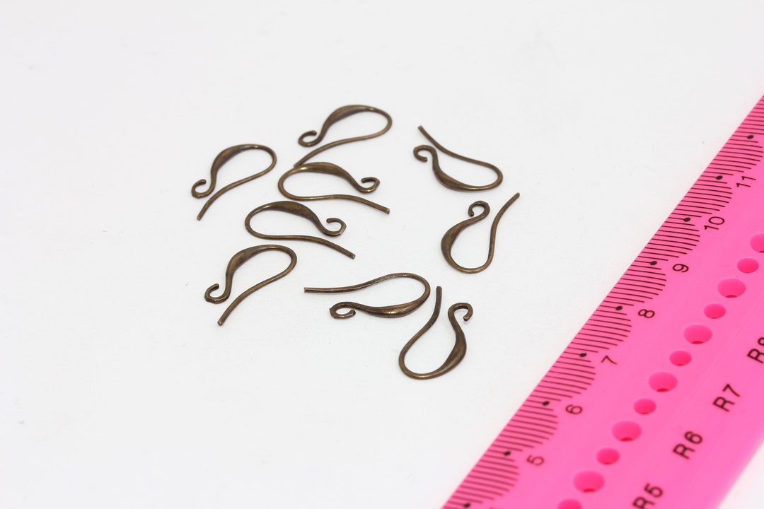 8x15mm Antique Bronze Earring Hooks, Fish Hooks, Ear Wires, French Hook ...