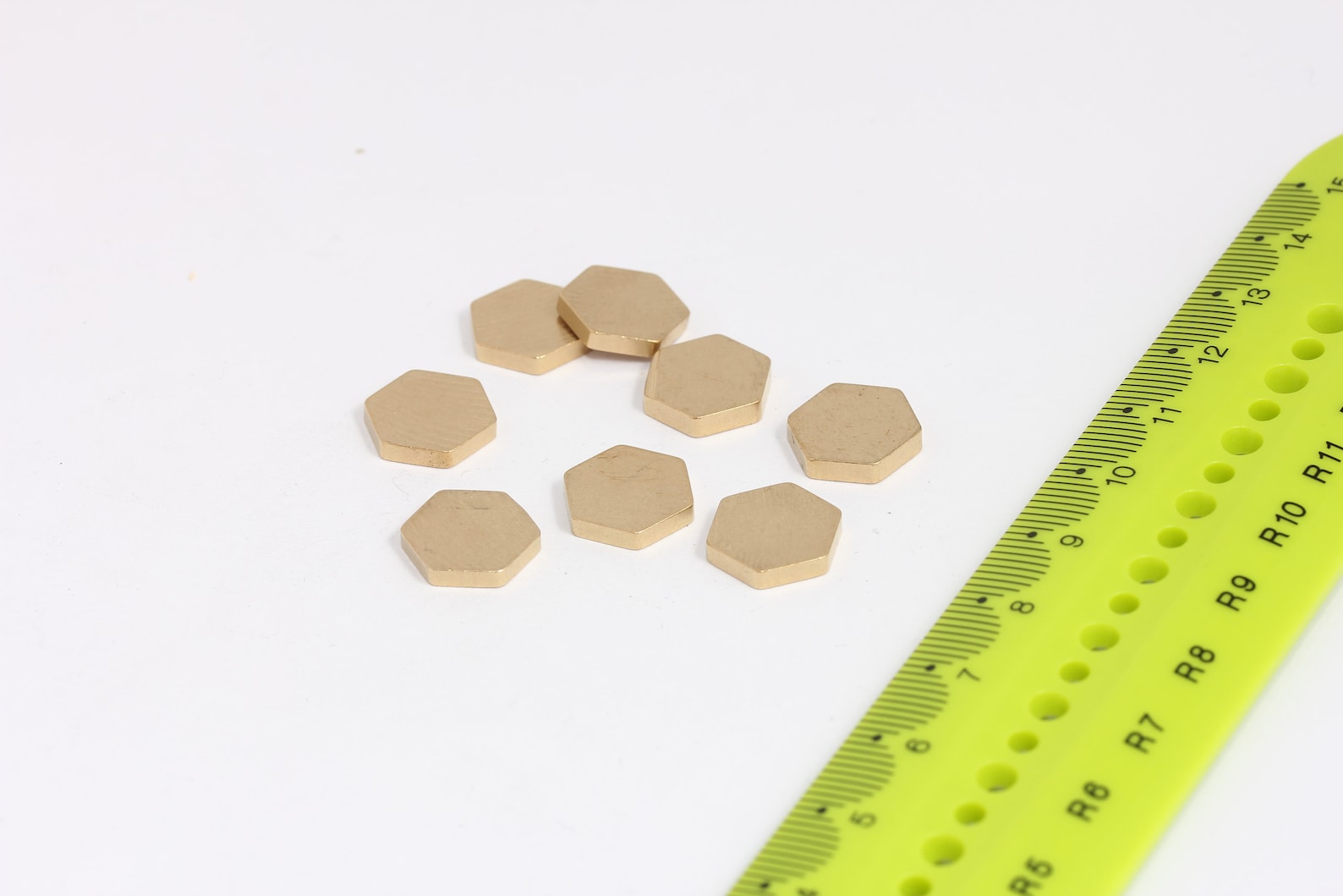 12mm Brass Hexagons, Honeycomb Blank, MBGAE40 - Etsy