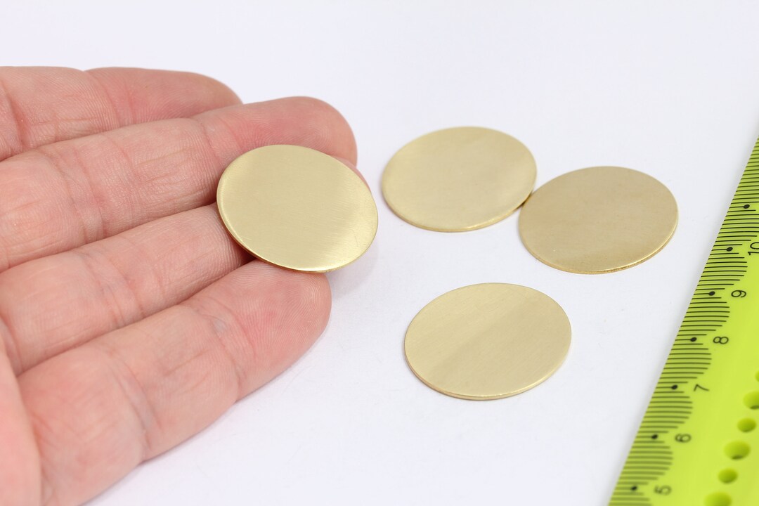 Raw Brass Disc, Round Coins, No Hole Disc, Stamp , Blank MBGSOM224 - Etsy
