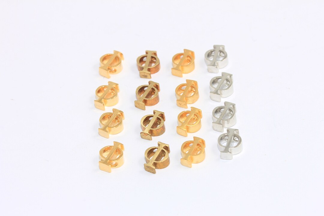 7x9mm Pi Letter, Optional Color Beta Letter, Greek Letters, Phi Beta ...