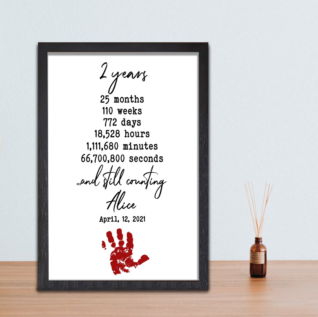 Baby Hands Down Hand Print Sign DIY Sign DIY Children's - Etsy