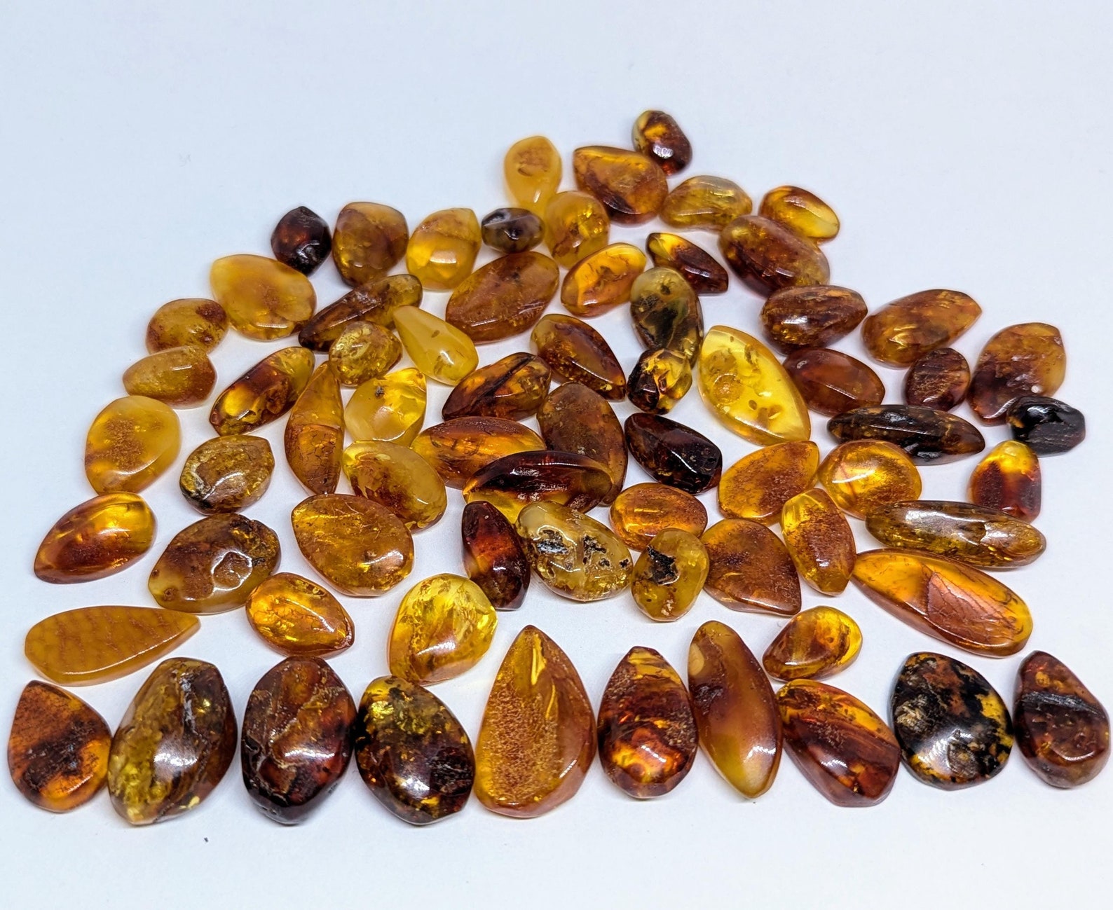 Natural Amber Stones, Baltic Amber Drops, Small Amber Pieces, Amber ...
