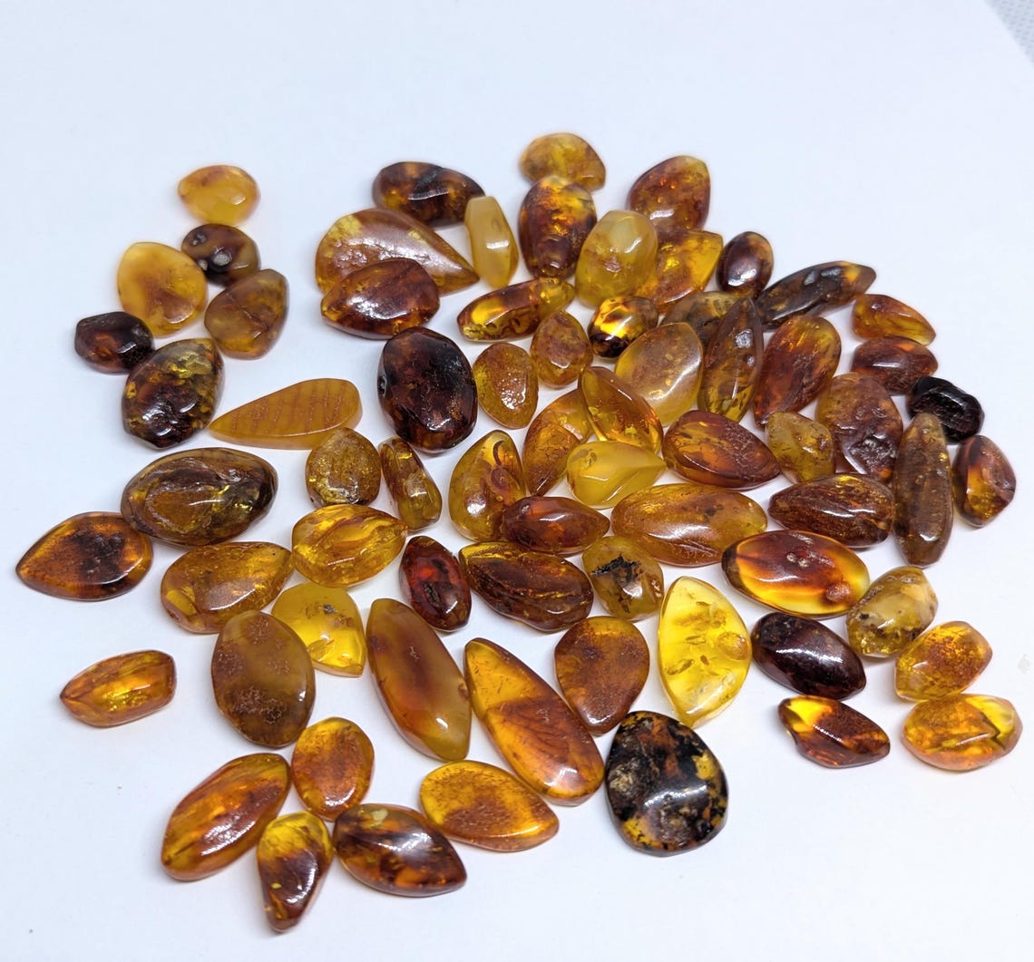 Natural Amber Stones, Baltic Amber Drops, Small Amber Pieces, Amber ...
