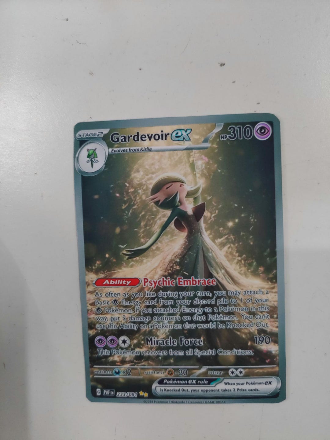Gardevoir Ex Custom Card - Etsy